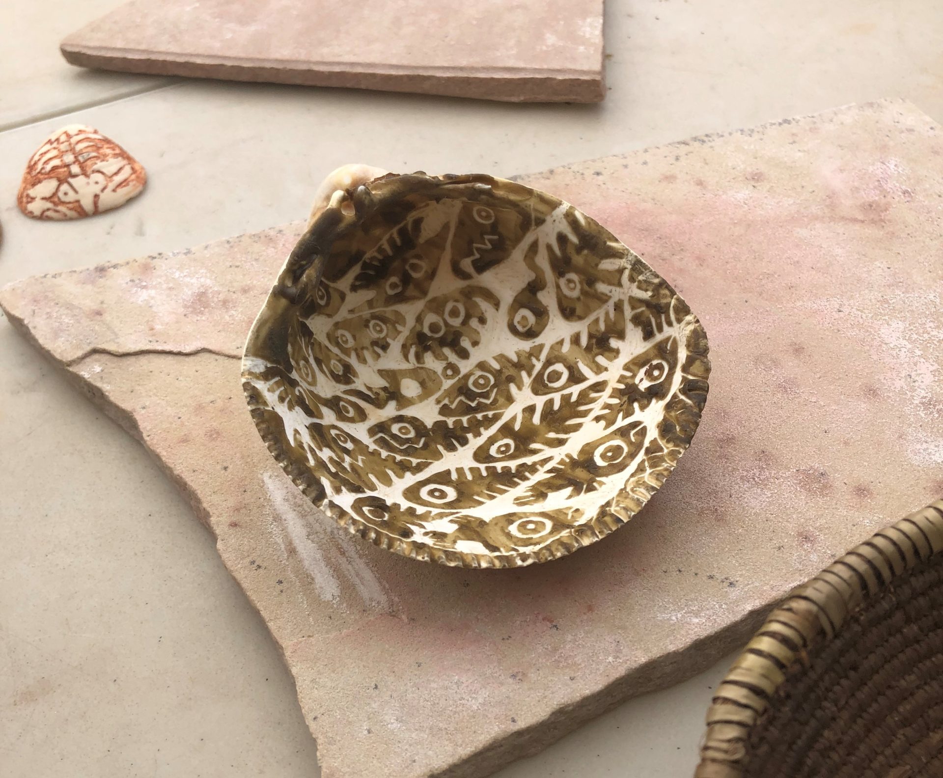 How Did People Etch Shell? - Archaeology Southwest